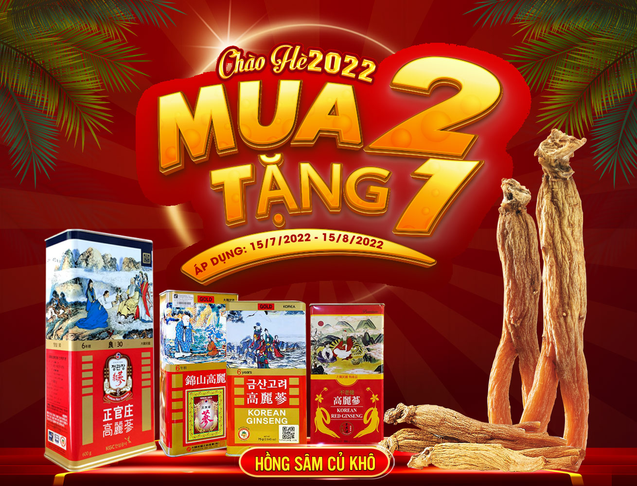 Bảng giá Hồng sâm hàn quốc nhập khẩu tại việt nam giá tốt nhất